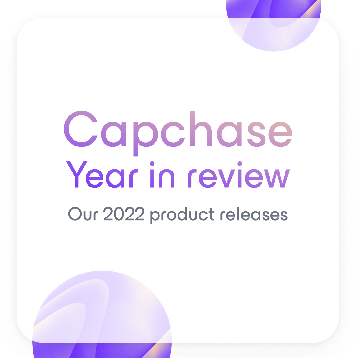 Capchase Year in Review: Our 2022 Product Releases